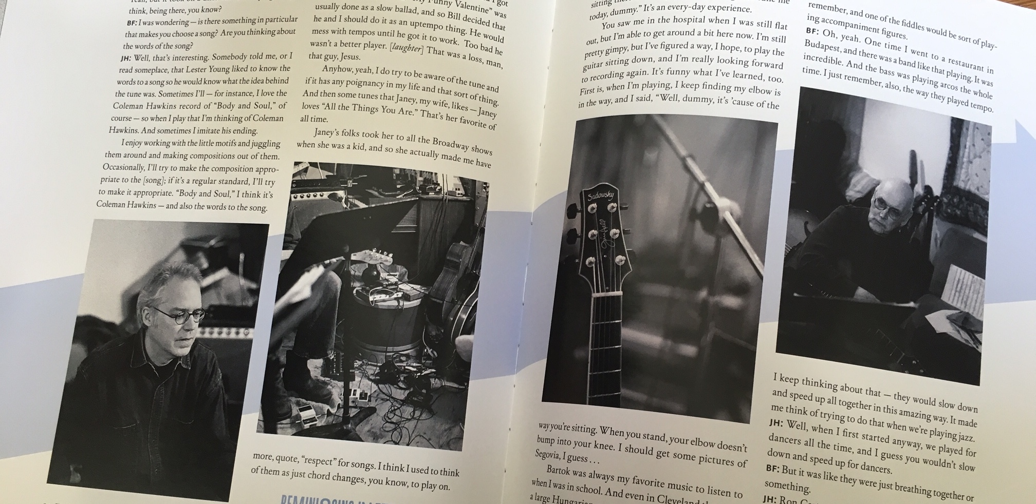 Extended Lesson: Bill Frisell Interviews Jim Hall - Fretboard Journal